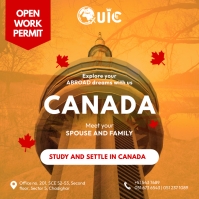 Blue Canada Immigration Instagram Post Template | PosterMyWall
