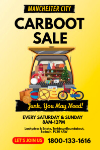 Car Boot Sale Poster Template | PosterMyWall
