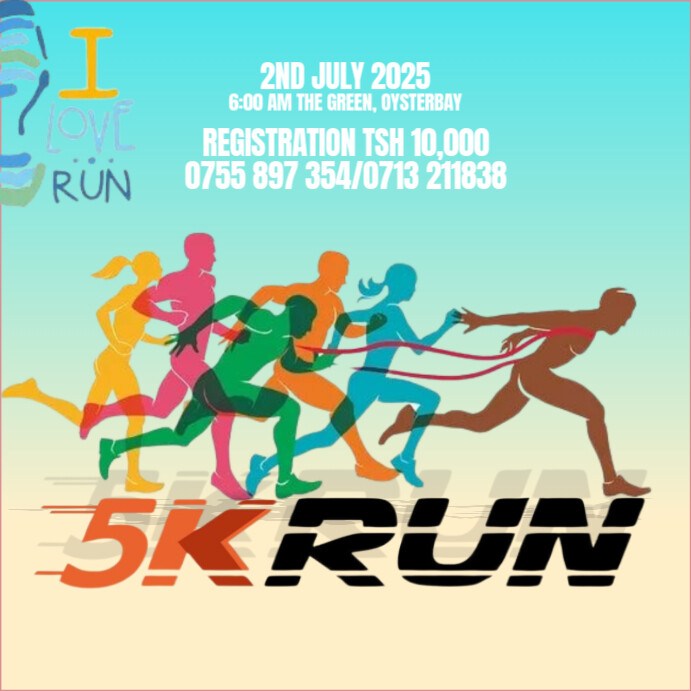 Yellow Ceria Fun Run Pos Instagram Template | PosterMyWall