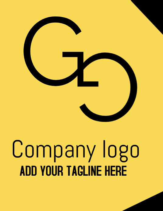 Plantilla de Yellow Collage Gg Company Logo And New Design | PosterMyWall