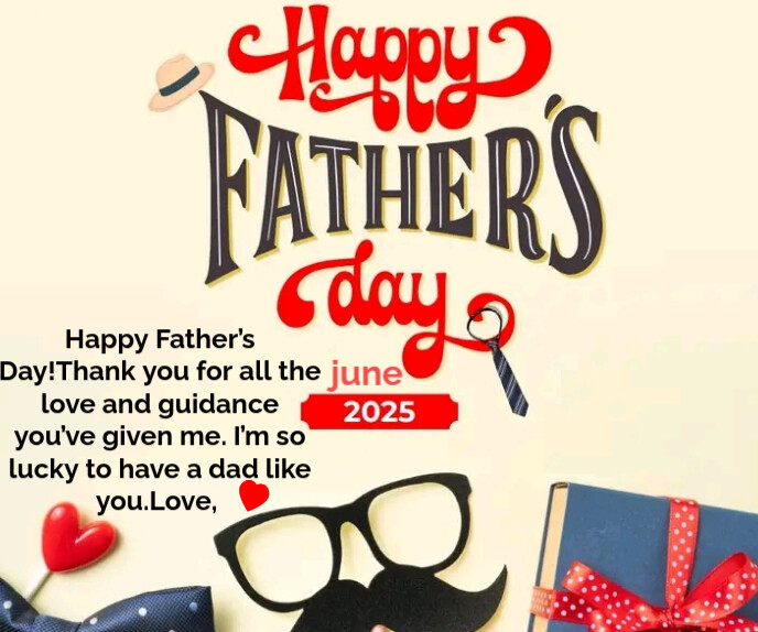 Yellow Collage Happy Father's Day Large Rectangle Template | PosterMyWall
