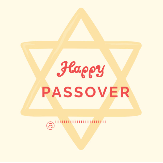 Yellow Collage Passover Instagram Post Template | PosterMyWall