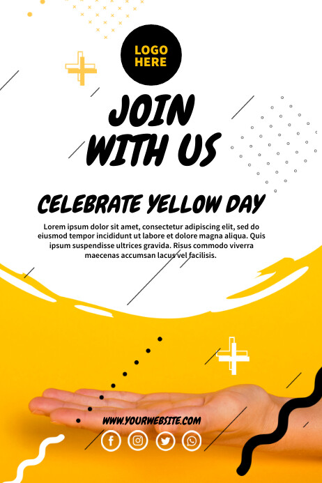 Yellow Day Ads Template | PosterMyWall