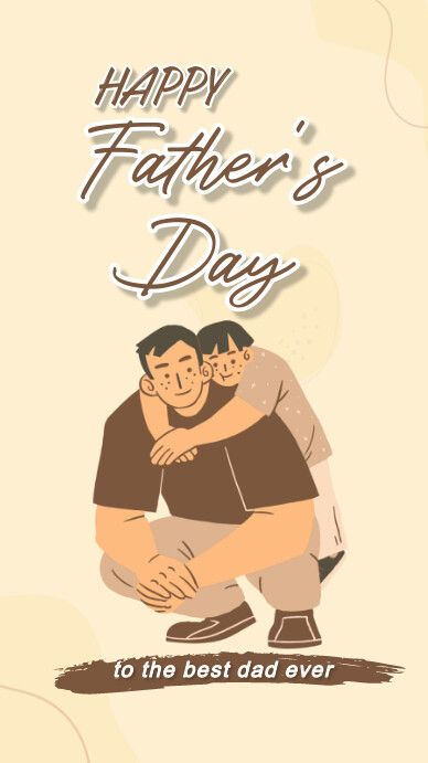 Copy of Yellow Father's Day Instagram Story | PosterMyWall