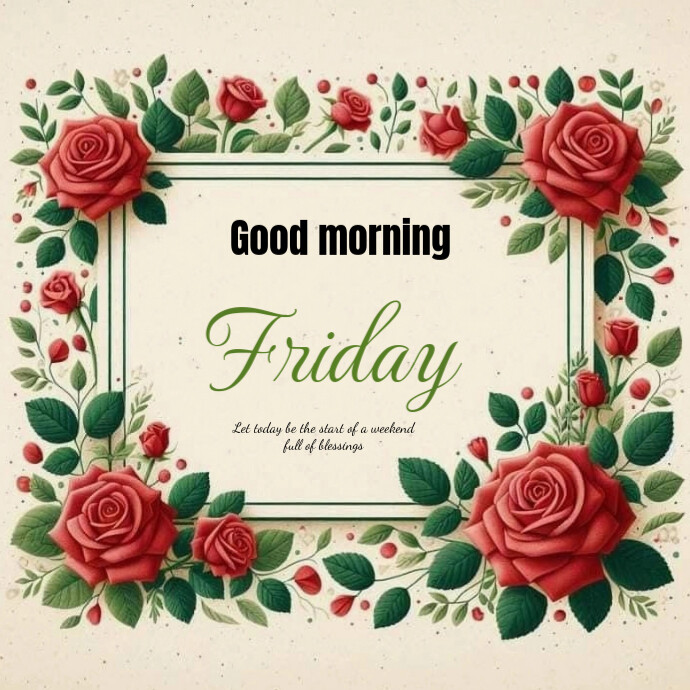 Copy of Yellow Floral Good Morning Logo | PosterMyWall