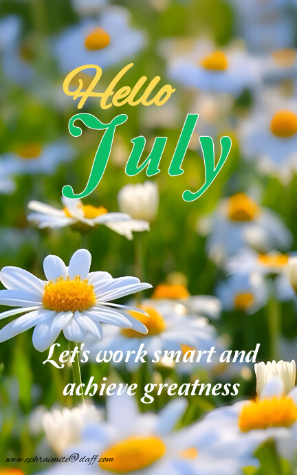Modèle Yellow Floral Hello July Kindle/book Covers | PosterMyWall