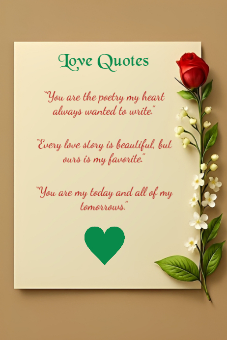 Yellow Love Quotes Posters Template | PosterMyWall
