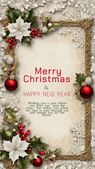 Yellow Floral Season Greetings Whatsapp Status Template | PosterMyWall