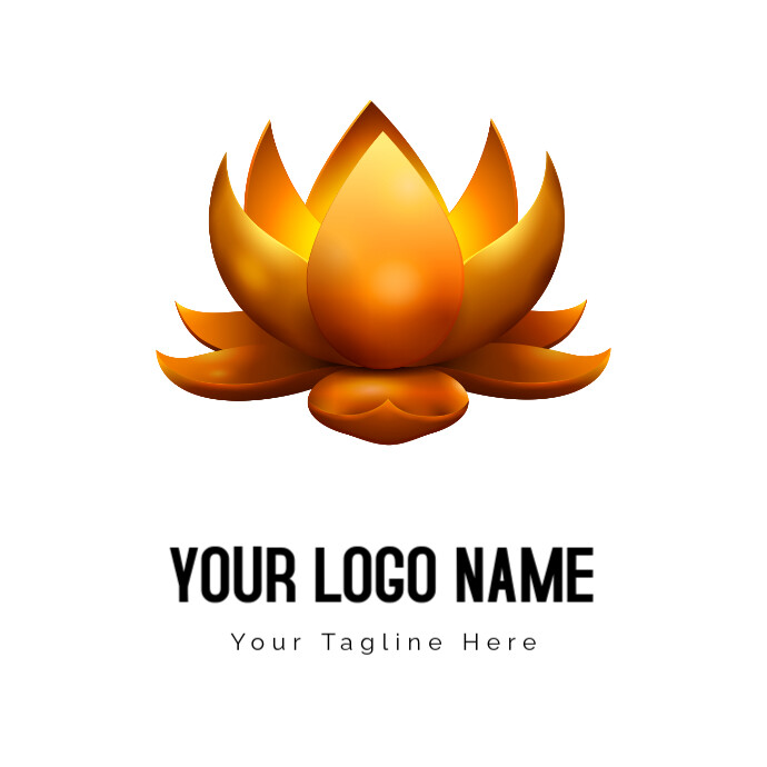 Yellow Flower Logo Template | PosterMyWall