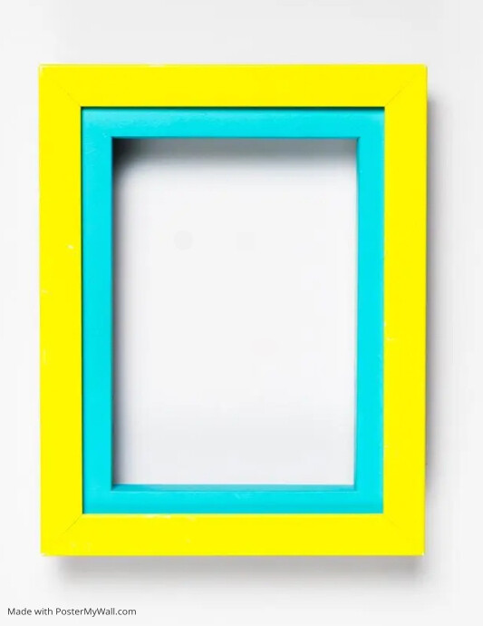 yellow frame template | PosterMyWall