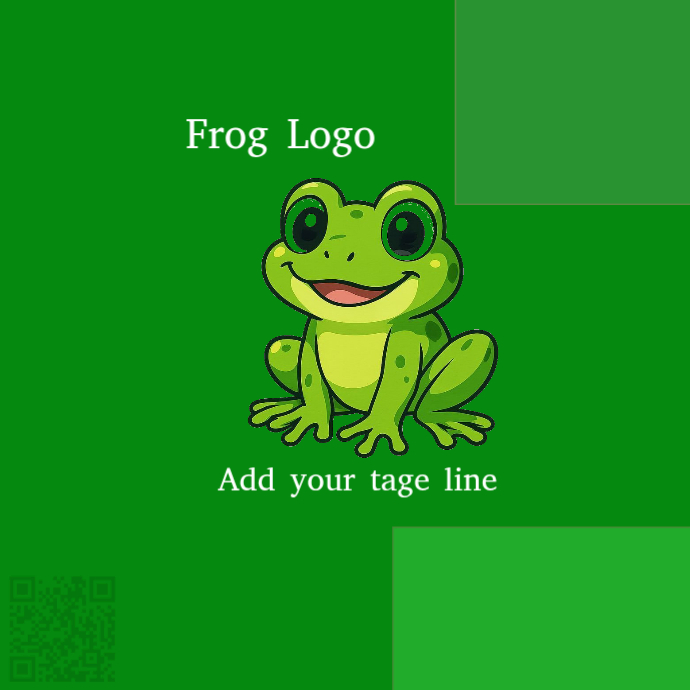 Yellow Frog Logo Logo Template | PosterMyWall