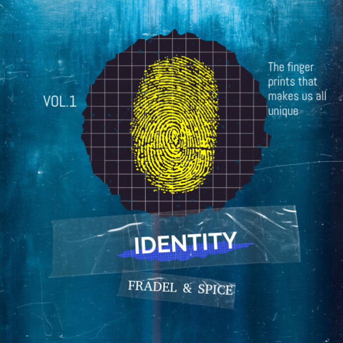 Yellow Futuristic Yellow Bold Yellow Fingerprint Album Cover Album ...