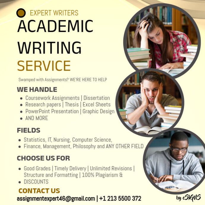 Copy of Yellow Gradient Assignment Help Instagram Post | PosterMyWall