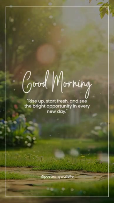 Modèle Yellow Gradient Morning Quotes Instagram Reel | PosterMyWall