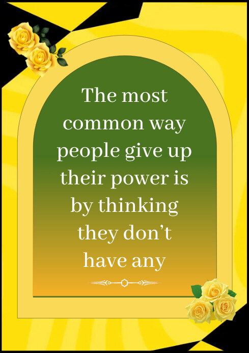 yellow green quote template | PosterMyWall