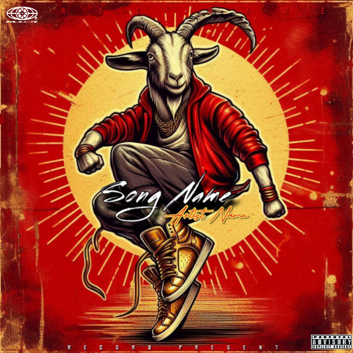 Copy of Yellow Grunge Rap Goat Mixtape Cover Album Cover | PosterMyWall
