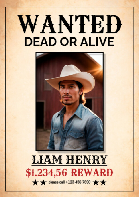 Yellow Grunge Wanted Poster A2 Templat | PosterMyWall