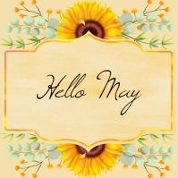 Hello May (Instagram) Template | PosterMyWall