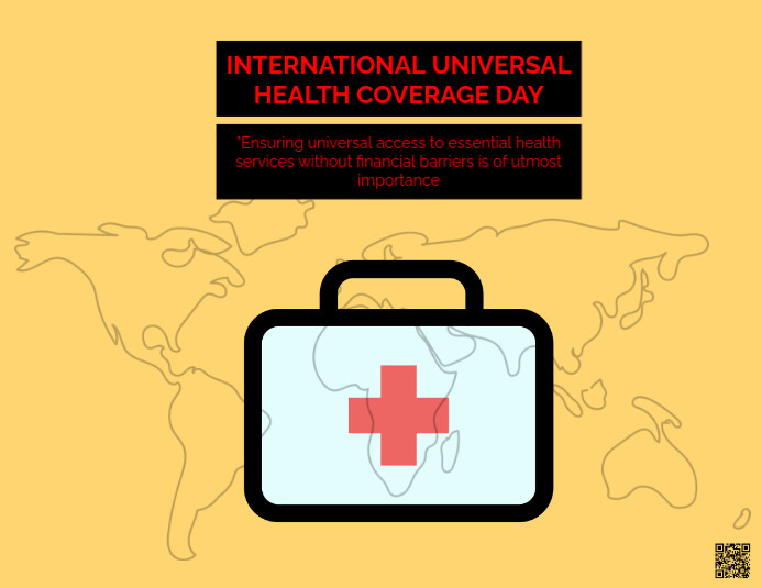 Copy of Yellow Illustrative International Universal Health Coverage Day ...