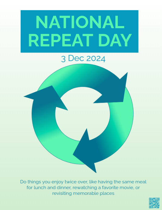 Copy of Yellow Illustrative National Repeat Day Flyer (us Letter ...