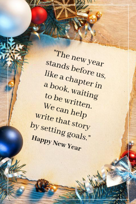 Yellow Illustrative New Year's Advice Template Pinterest Graphic ...