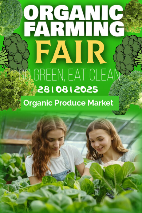 Organic Farming Poster Design