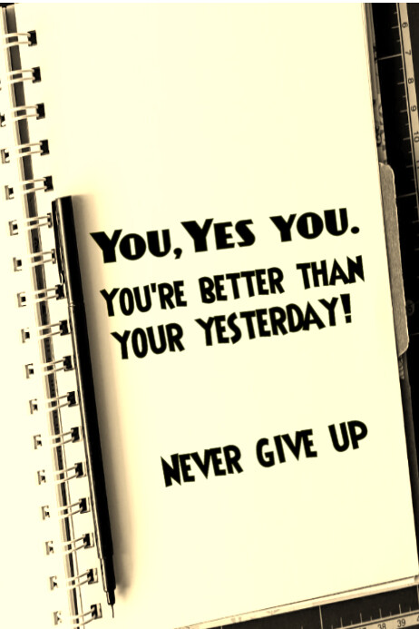 Yellow Illustrative Quote Poster Template | PosterMyWall