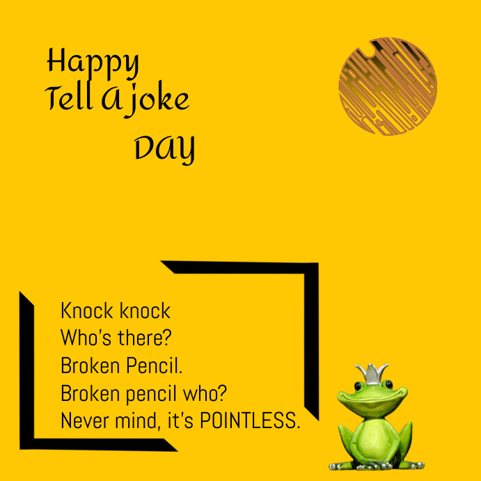Tell a joke Template | PosterMyWall