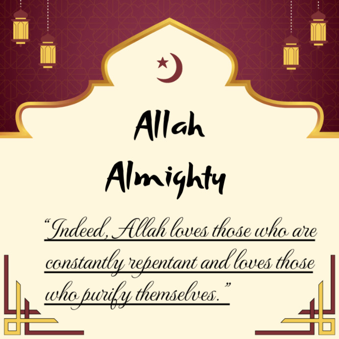 Plantilla de Yellow Islamic Post Instagram Post | PosterMyWall