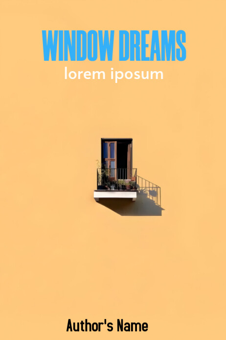 Yellow Joyful Book Cover Design Poster Template | PosterMyWall