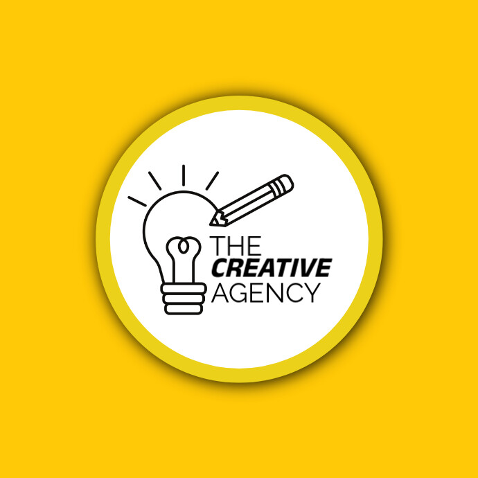 Yellow Joyful Creative Logo Template | PosterMyWall