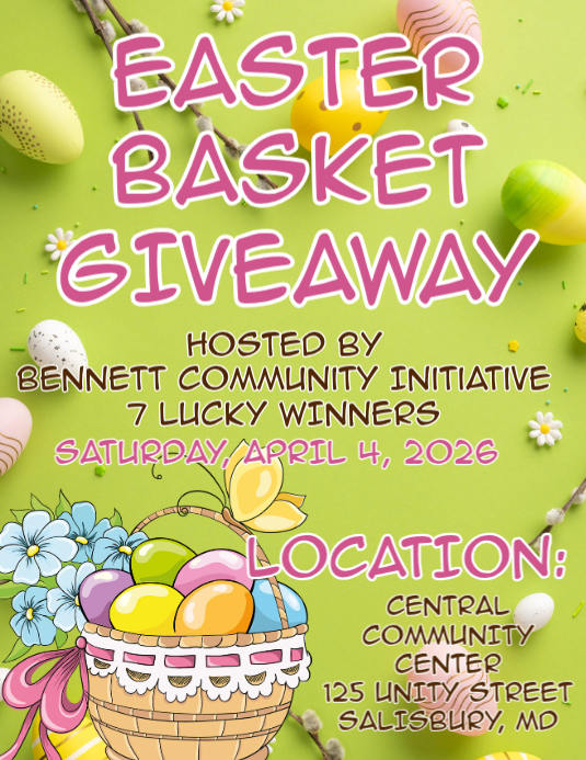 Yellow Joyful Easter Basket Giveaway Flyer-Vorlage | PosterMyWall