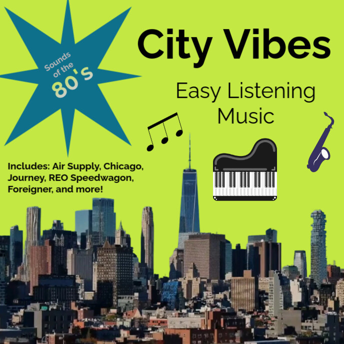 Yellow Joyful Easy Listening Album Cover Template | PosterMyWall