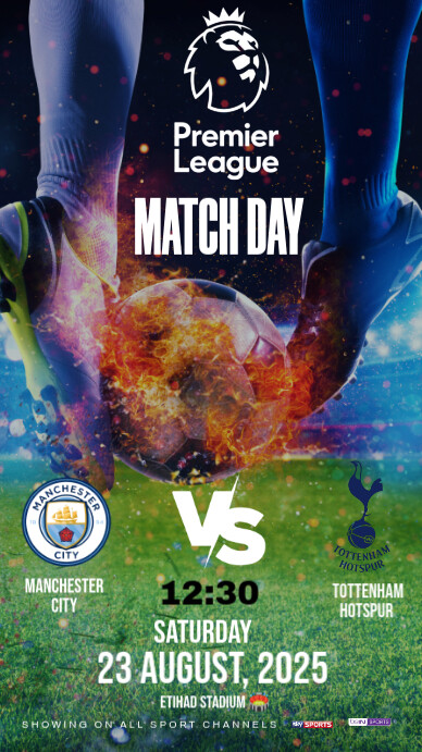 Copy of Yellow Joyful Football Match Day Instagram Story | PosterMyWall