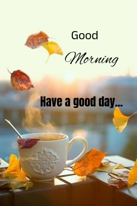 Yellow Joyful Good Morning Poster Template | PosterMyWall