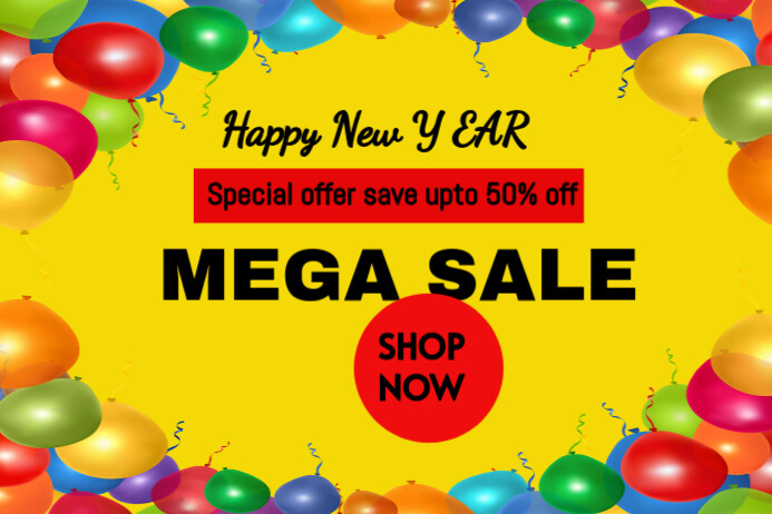 Yellow Joyful Happy Poster Template | PosterMyWall