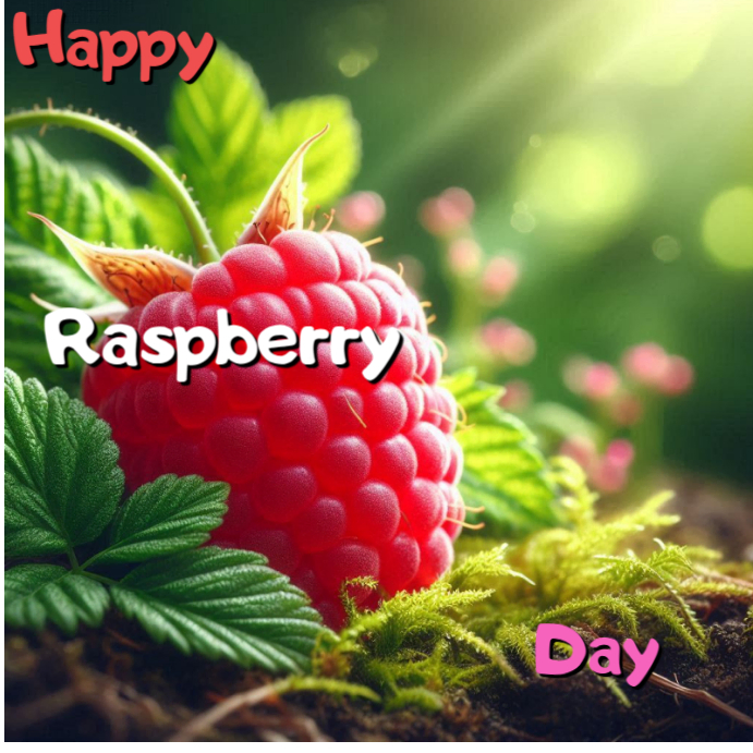 Yellow Joyful Happy Raspberry Day Instagram Post Template | PosterMyWall