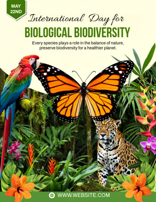 Copy of Yellow Joyful International Day For Biological Biodiversity ...