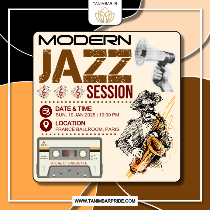 Yellow Joyful Modern Jazz Session 2026 Instagram Post Template ...