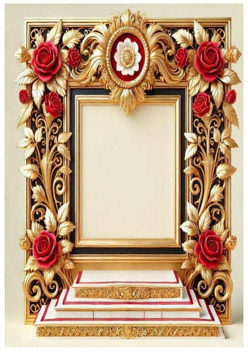 Yellow Joyful Photo Frame A4 Template | PosterMyWall