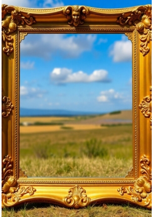 Yellow Joyful Picture Frame A4, photo frame, picture frame, frame ...