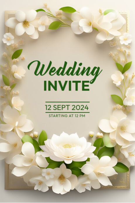 Copy of Yellow Joyful Save The Date Ads Template Post | PosterMyWall