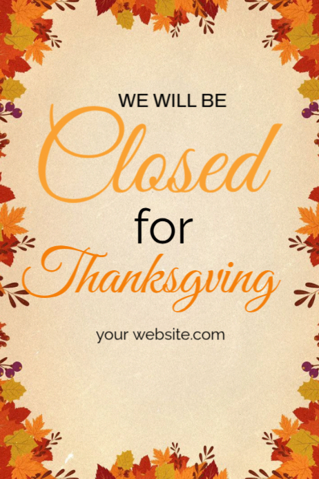 Yellow Joyful Thanksgiving Poster Template | PosterMyWall