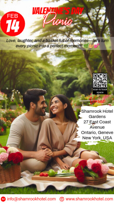 Copy of Yellow Joyful Valentine's Day Picnic Ad Instagram Story ...