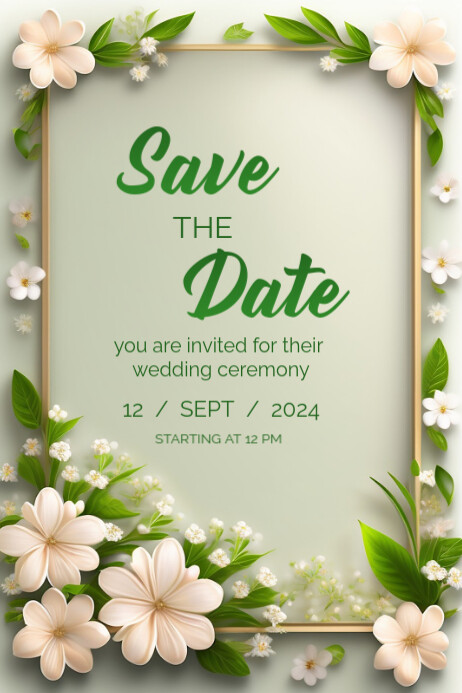 Yellow Joyful Wedding Invitation Poster Template | PosterMyWall