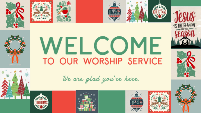 Yellow Joyful Welcome Digital Display (16:9) Template | PosterMyWall