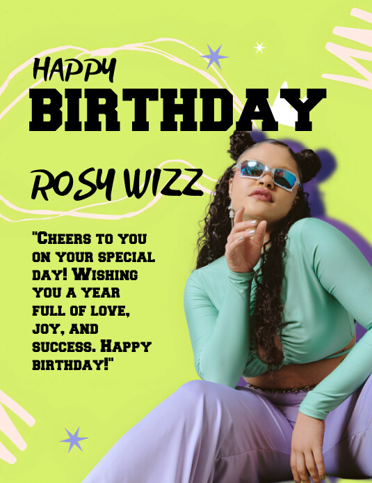 Yellow Joyful Yellow Background Pastel Happy Template | PosterMyWall