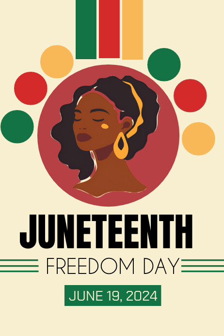 Plantilla de Yellow Juneteenth Poster | PosterMyWall