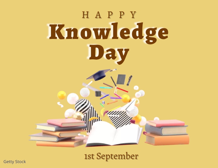 Copy of Yellow Knowledge Day Flyer | PosterMyWall