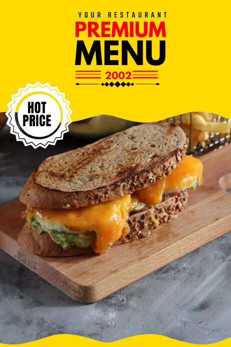 Plantilla de Yellow List-based Food Template Poster | PosterMyWall